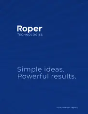 Roper Technologies - AnnualReports.co.uk