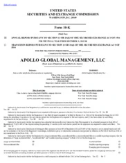 Apollo Global Management, LLC - AnnualReports.co.uk