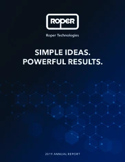 Roper Technologies - AnnualReports.co.uk